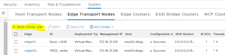 NSX-T 3.0 Series: Part6-Deploy Edge Transport Nodes & Create Edge ...
