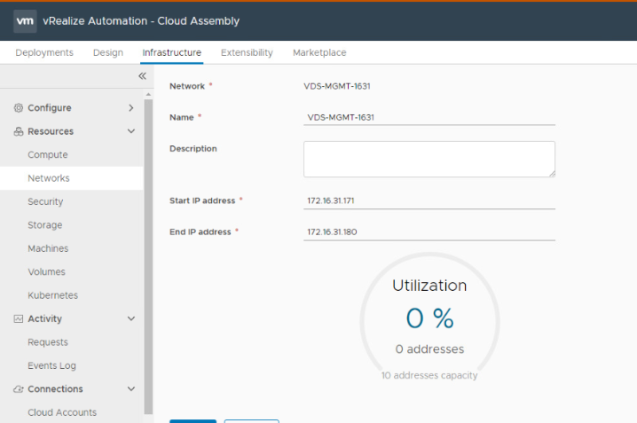 VMware vRealize Automation 8.1 – Part4: Network Profiles – Welcome to VirtualRove.COM