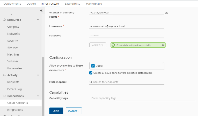 VMware vRealize Automation 8.1 – Part2: Cloud Accounts, Projects ...