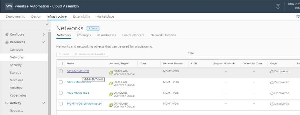VMware vRealize Automation 8.1 – Part4: Network Profiles – Welcome to VirtualRove.COM